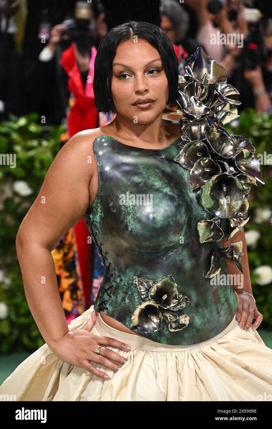 New York, USA. May 6th, 2024. Paloma Elsesser arriving at The Met Gala ...