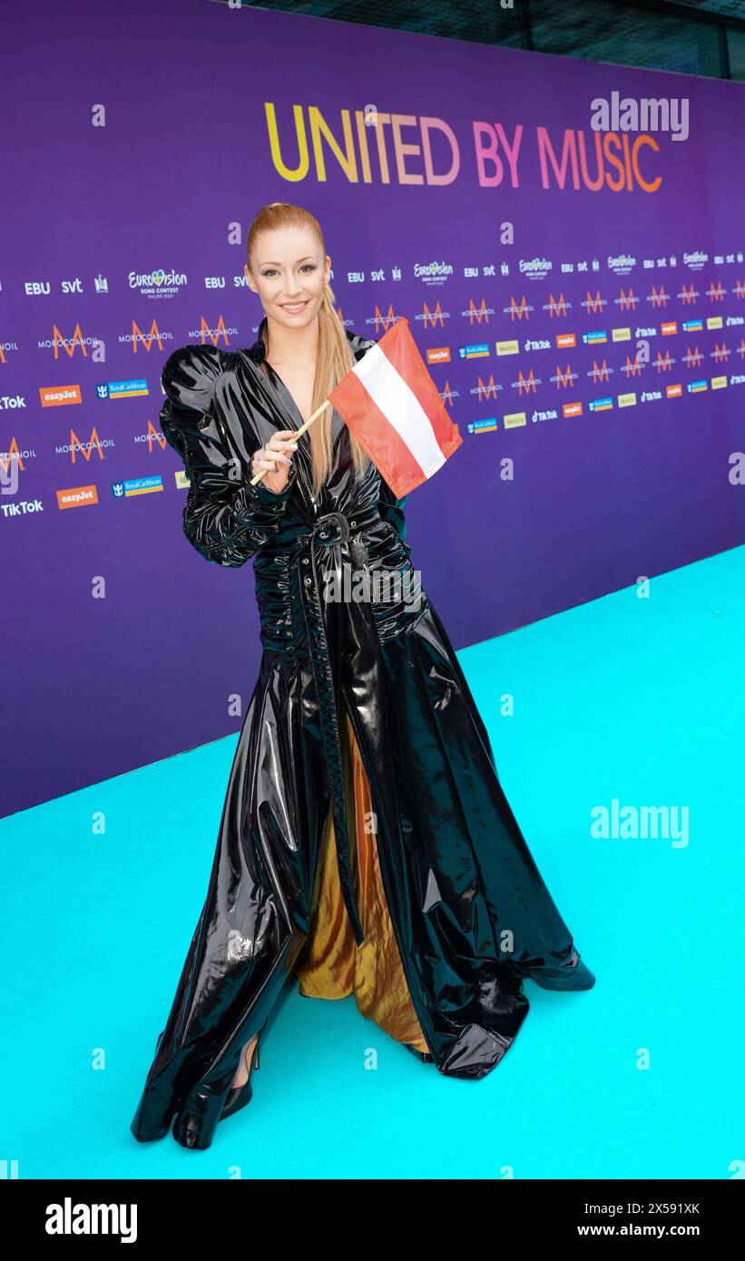 Austrian ESC Eurovision Song Contest participant Kaleen in Malmö ...
