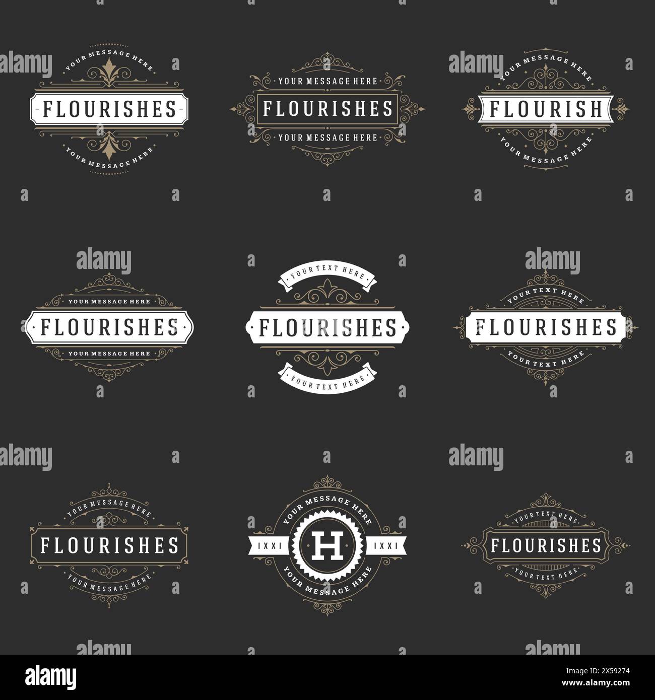 Royal logos hi-res stock photography and images - Alamy