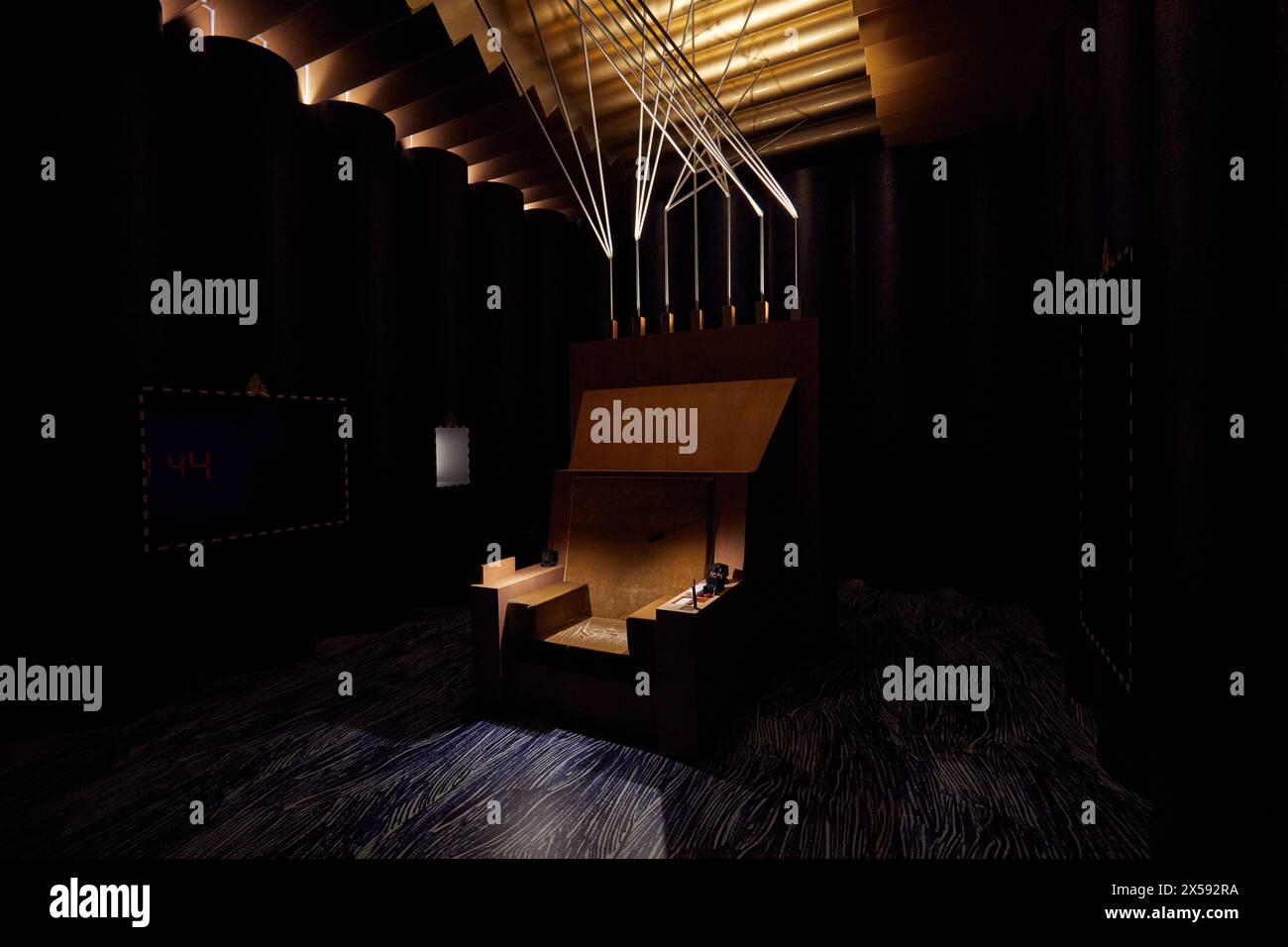 MILAN, ITALY - APRIL 16, 2024: Thinking Room installation by David ...