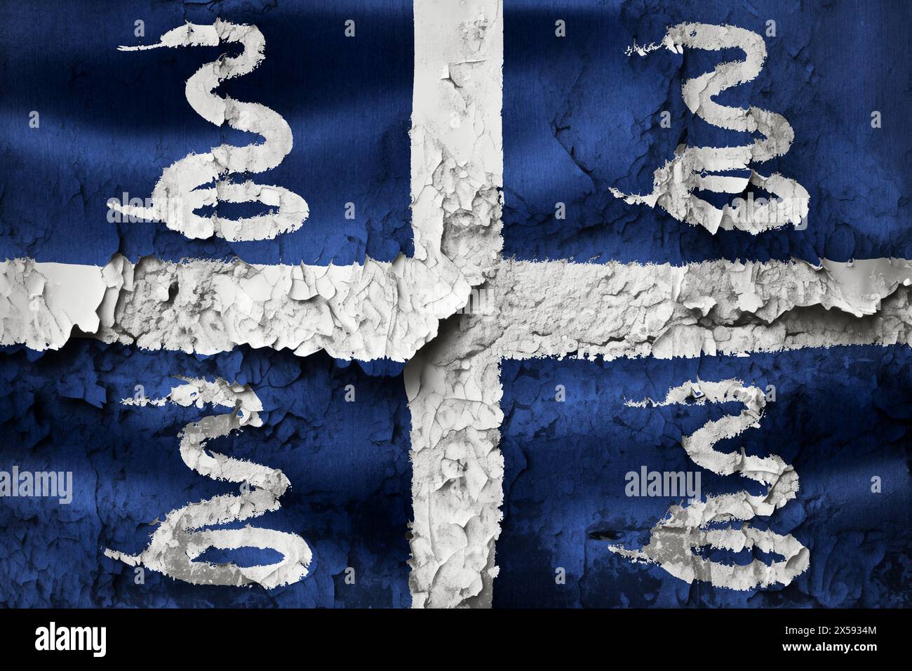 Martinique flag - realistic waving fabric flag Stock Photo - Alamy