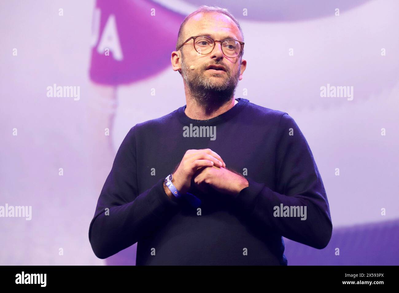 Sebastien Kopp beim OMR Festival 2024 in den Messehallen. Hamburg, 07.05.2024 Stock Photo - Alamy