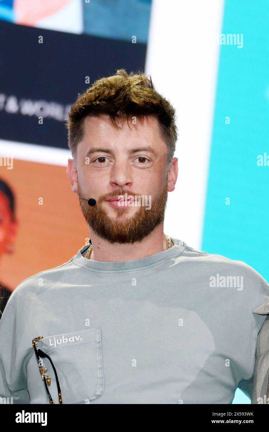 Bausa beim OMR Festival 2024 in den Messehallen. Hamburg, 07.05.2024 ...