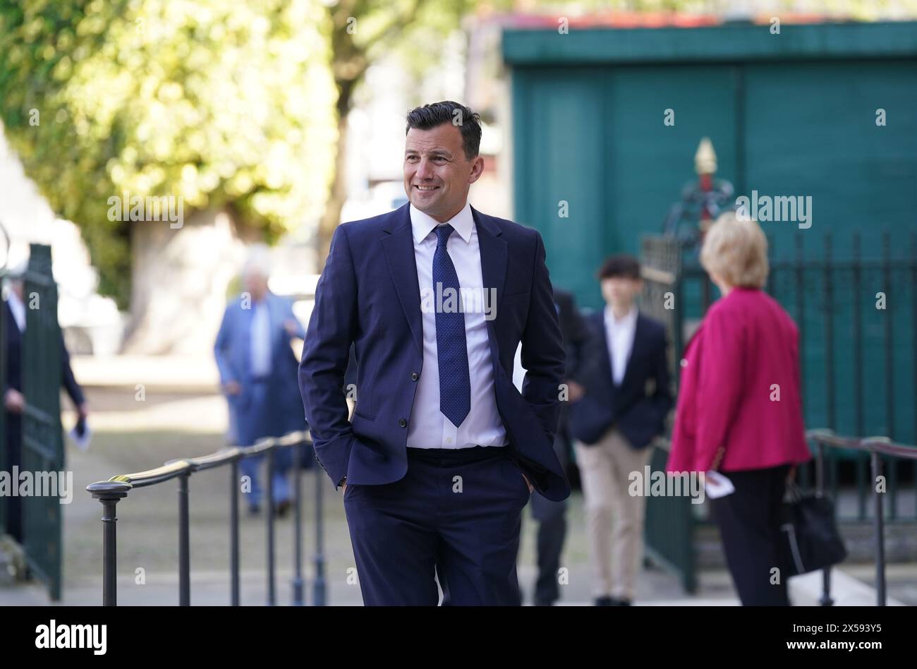 Will Buxton arrives at Westminster Abbey in London for a service of ...