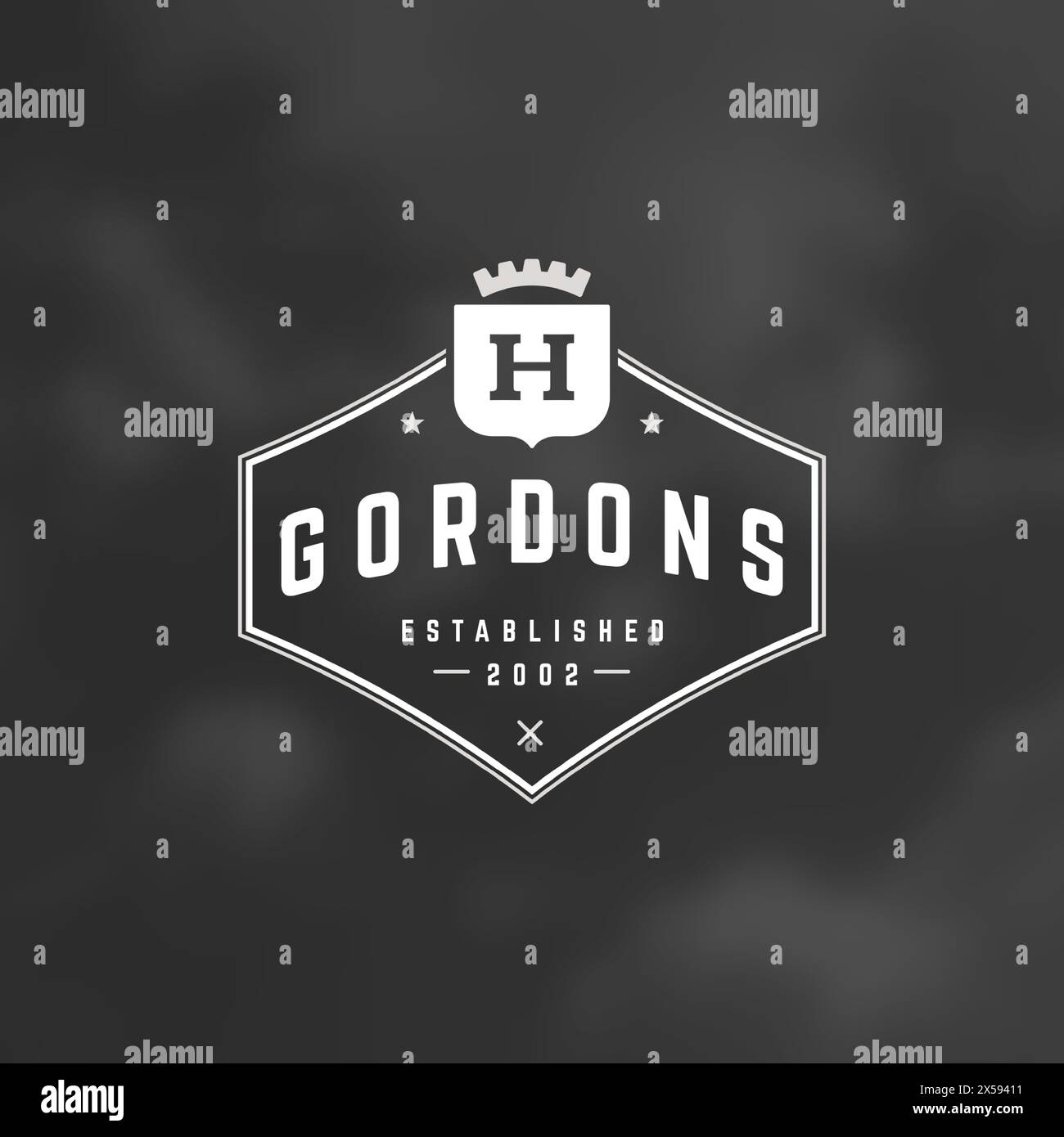King Crown Logo Template. Vector Design Element Vintage Style for ...
