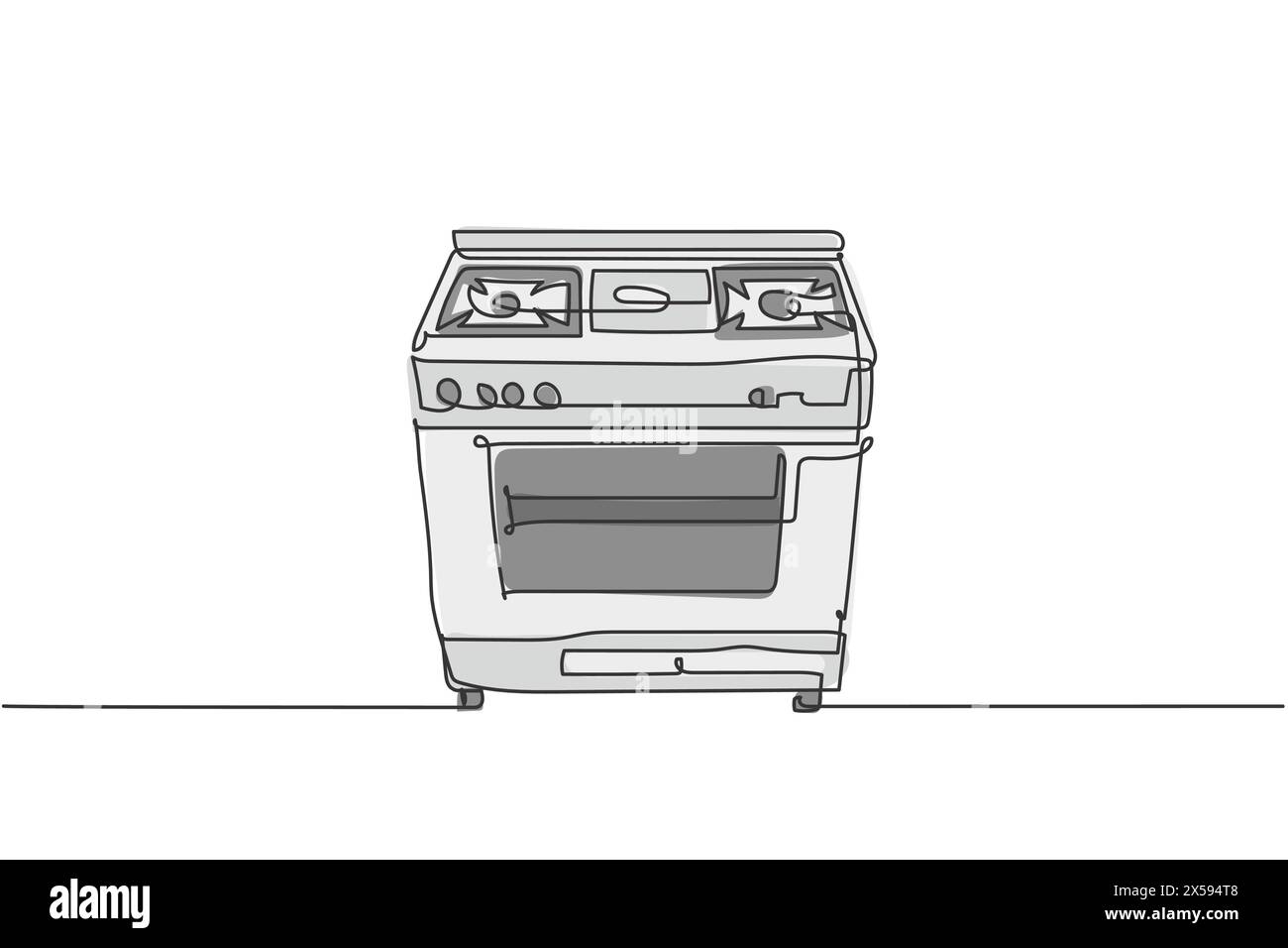 Drawing electric oven hi-res stock photography and images - Alamy