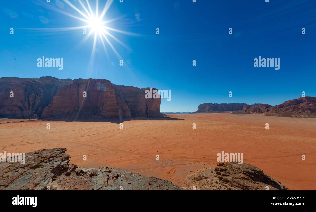 Red Mars like landscape in Wadi Rum desert, Jordan, this unreal ...