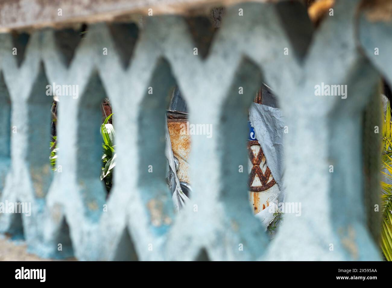 Old, rusty and dilapidated Volkswagen Transporter abandoned torn apart ...
