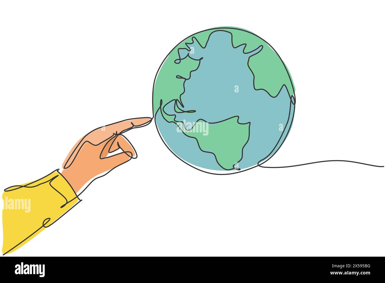 Global charity icon simple Cut Out Stock Images & Pictures - Alamy