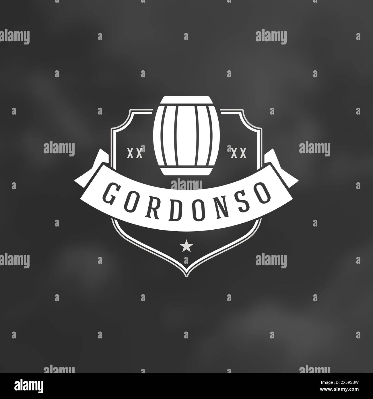 Beer Logotype Design Element in Vintage Style Badge Retro vector ...