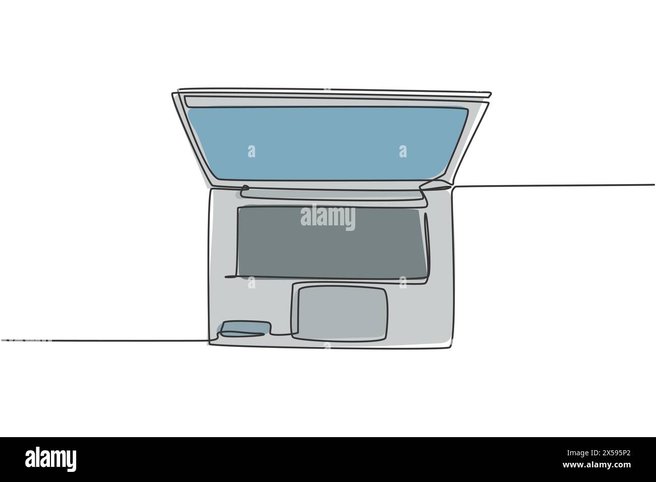 Top view small office Stock Vector Images - Alamy