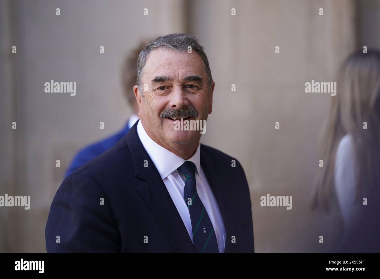 Nigel Mansell arrives at Westminster Abbey in London for a service of ...