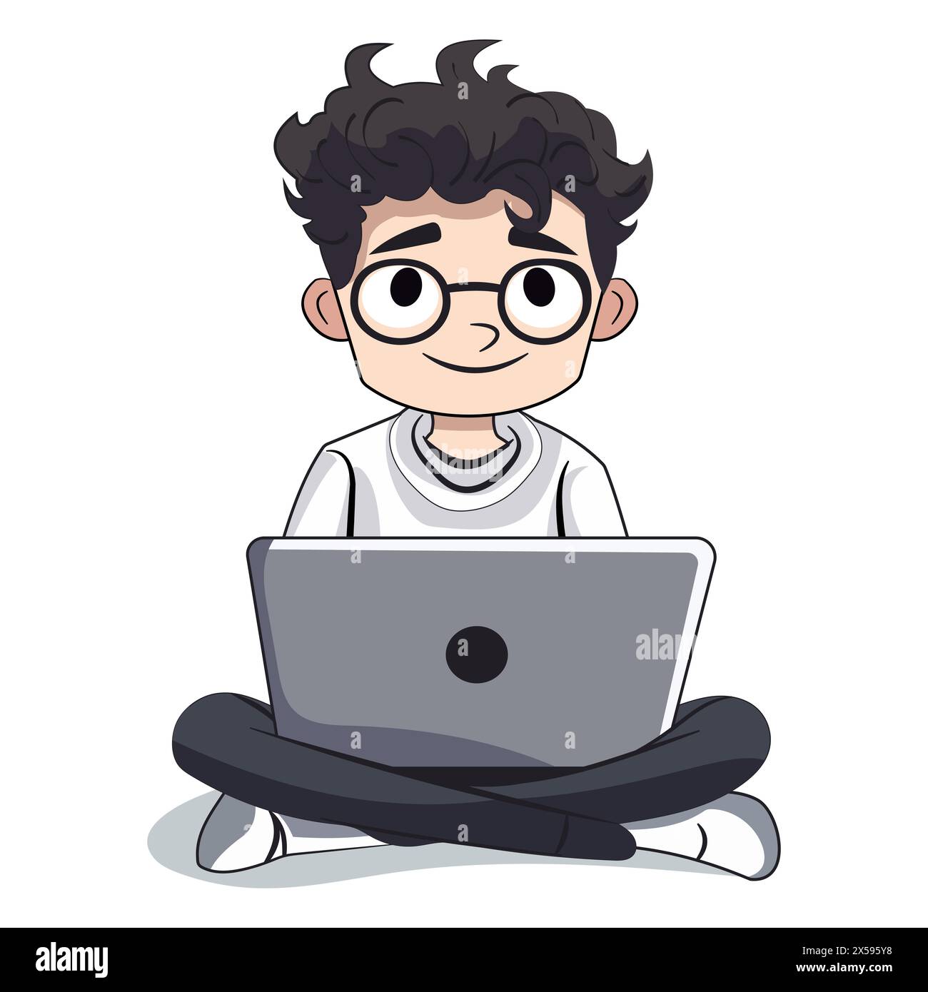 Sitting in the lap Stock Vector Images - Alamy