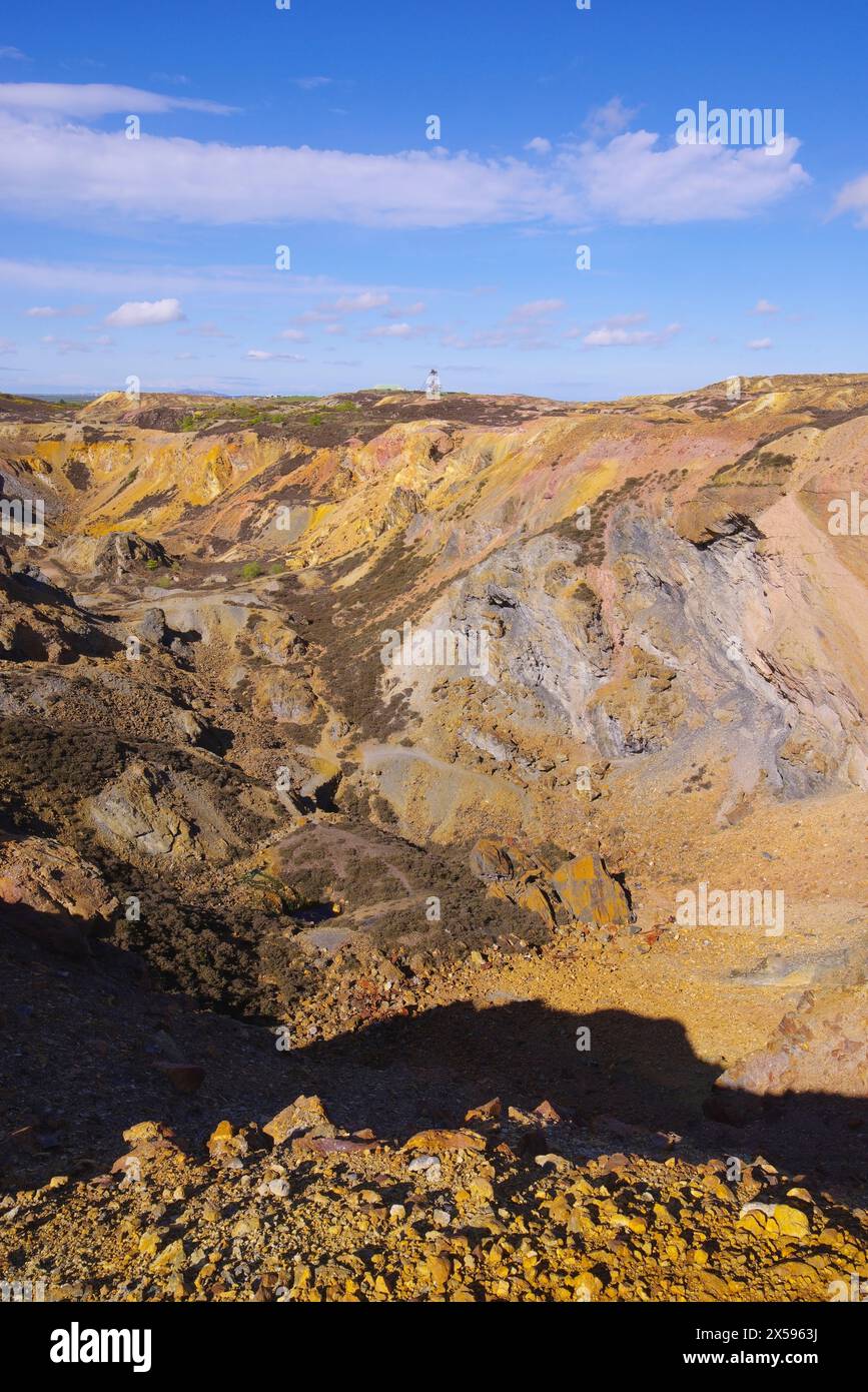 Pary`s Mountain, Amlwch, Anglesey, North Wales, United Kingdom Stock ...