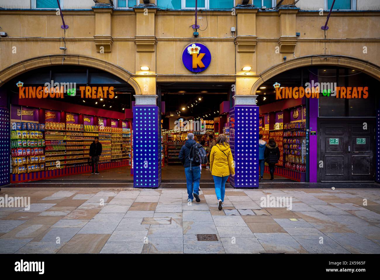 Kingdom of Sweets Store Leicester Square London Stock Photo - Alamy