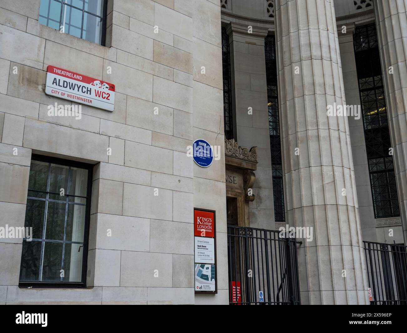Kings college bush house hi-res stock photography and images - Alamy