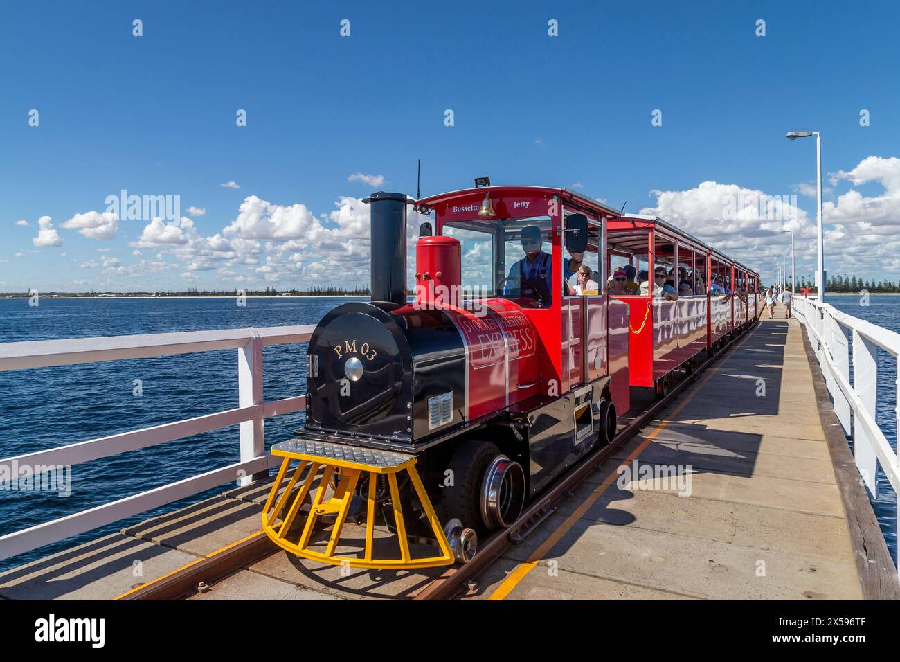Busselton jetty train hi-res stock photography and images - Alamy