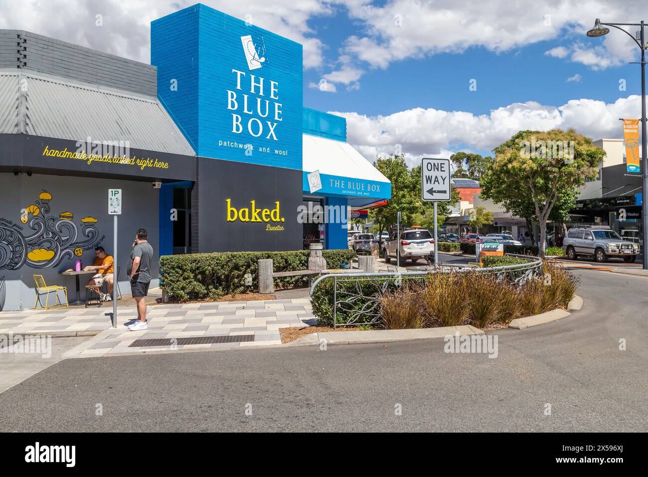 The Blue Box shop on the corner of Prince street and Queen Street ...