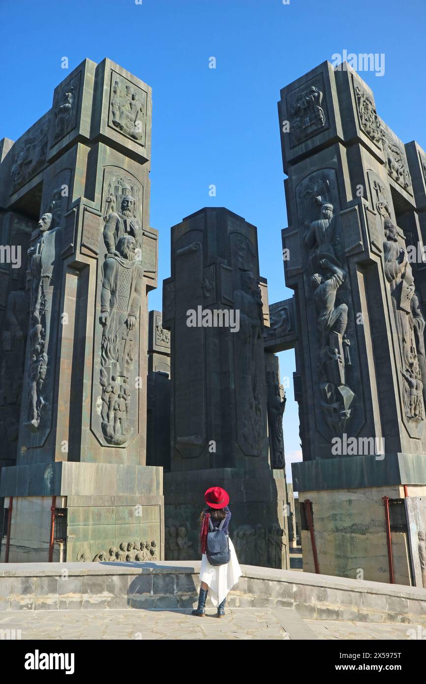 Chronicle of Georgia, a Stunning Massive 16 Pillars Approx. 30 Meter ...