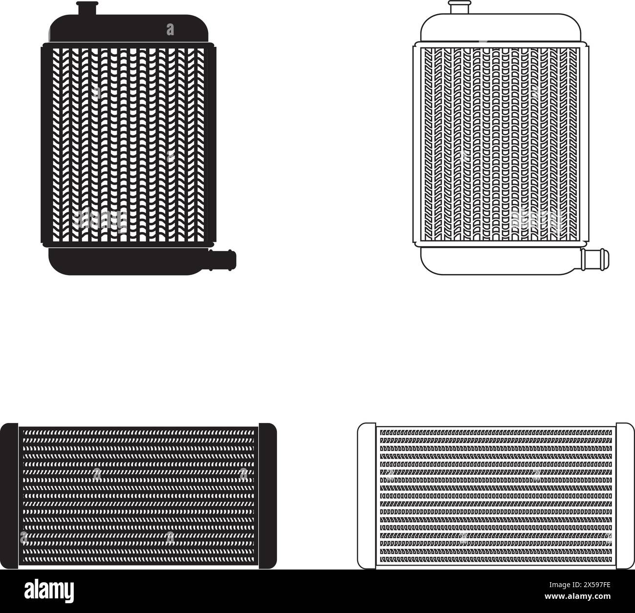 Radiator icon vector illustration symbol design Stock Vector Image ...
