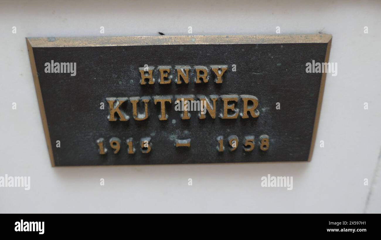 Santa Monica, California, USA 6th May 2024 Author Henry Kuttner Grave ...