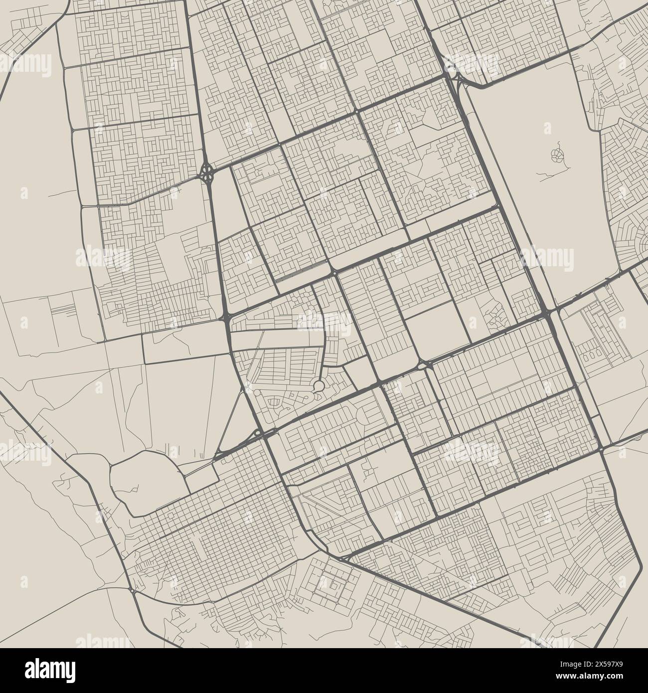 Najaf vector map hi-res stock photography and images - Alamy