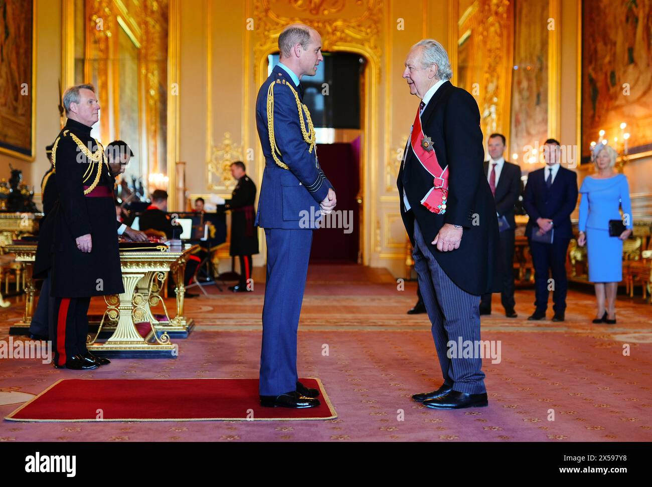 Sir Bill Beaumont, from Lytham, Chair, World Rugby, is made a Knight Grand Cross of the Order of ...