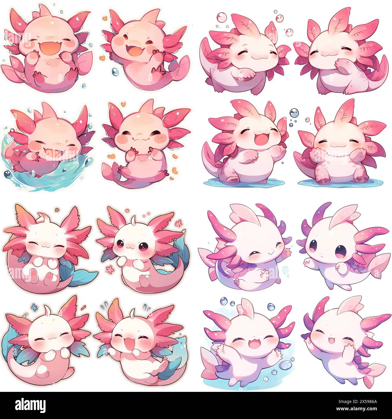 Axolotls Cut Out Stock Images & Pictures - Alamy