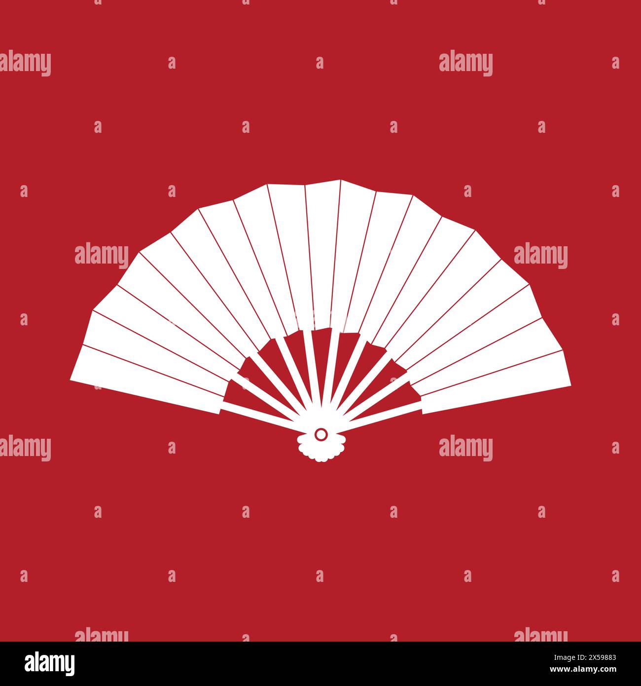 Hand fan icon vector illustration symbol design Stock Vector Image ...