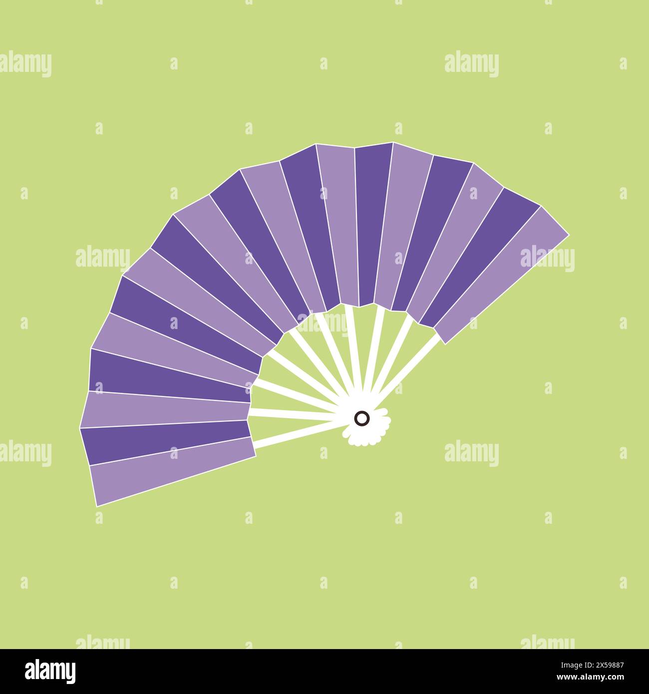 Hand fan icon vector illustration symbol design Stock Vector Image ...