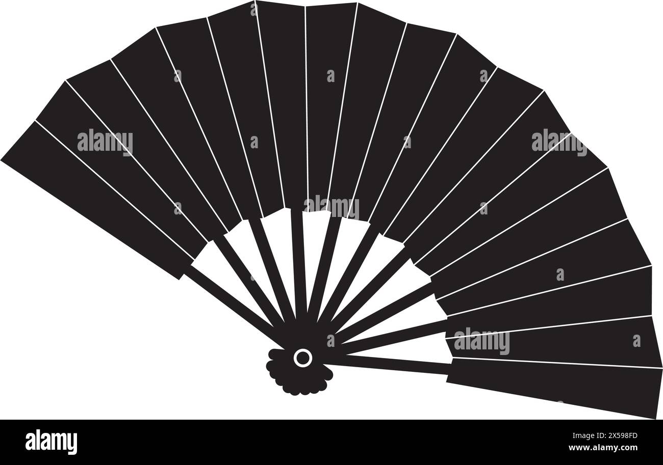 Hand fan icon vector illustration symbol design Stock Vector Image ...