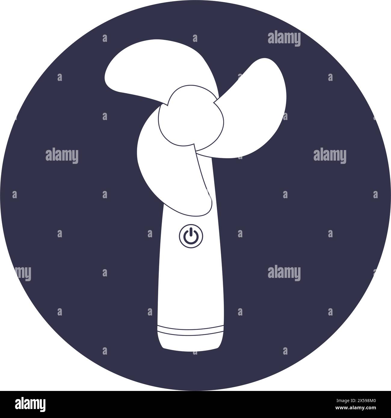 Portable mini fan Stock Vector Images - Alamy