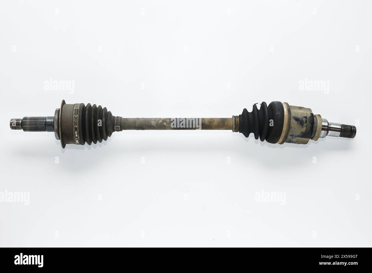 Used car axle parts that are damaged and need to be replaced Stock ...