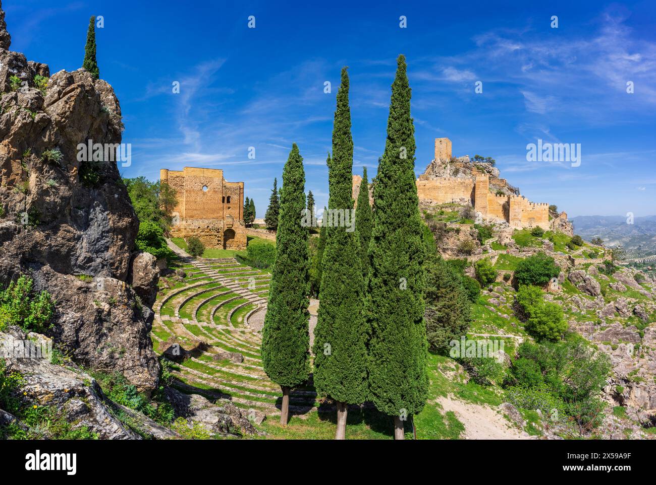 La Iruela castle, fortress of Andalusian origin, La Iruela ...