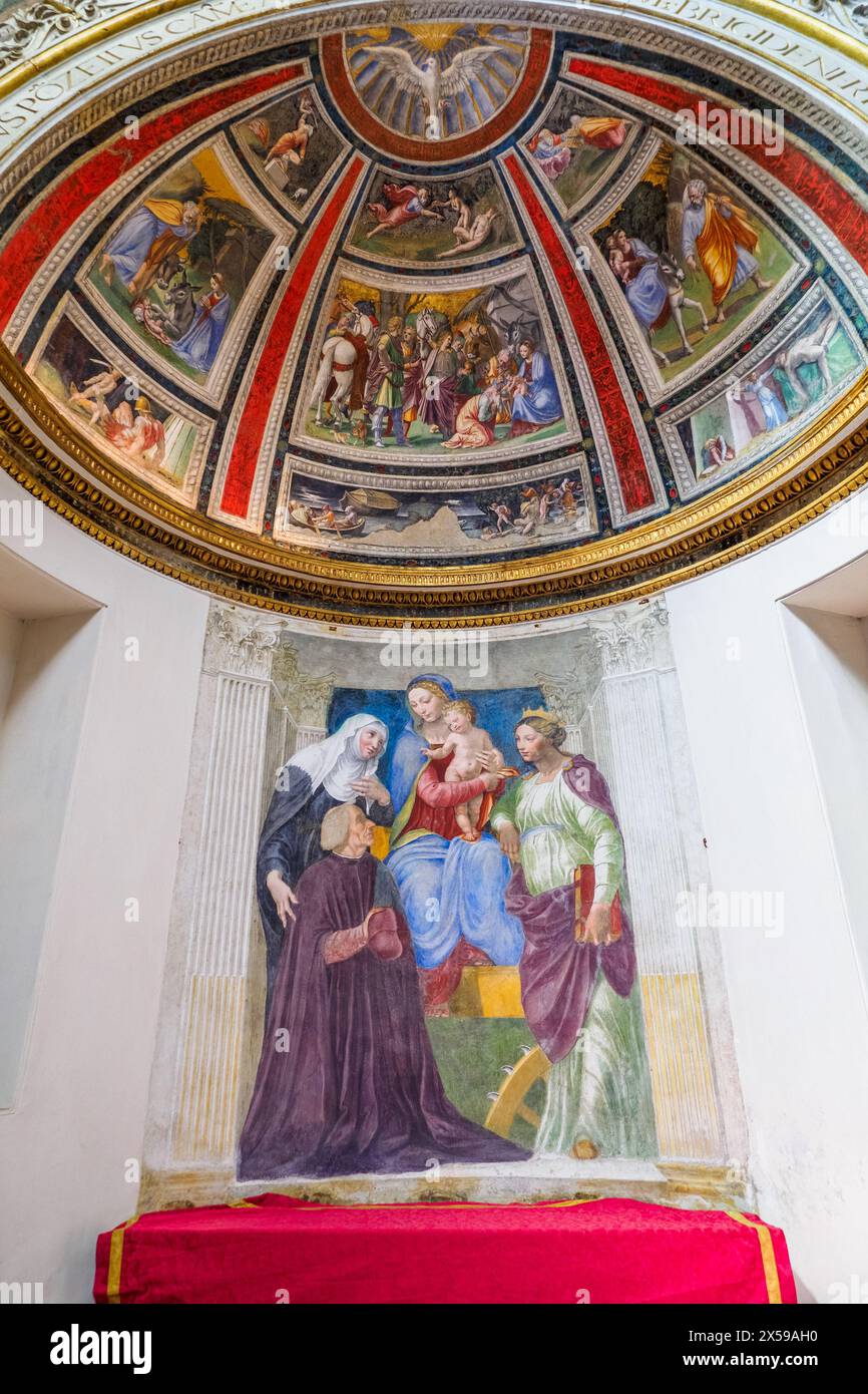 Biblical scenes by Baldassarre Peruzzi in the Ponzetti chapel - Church ...
