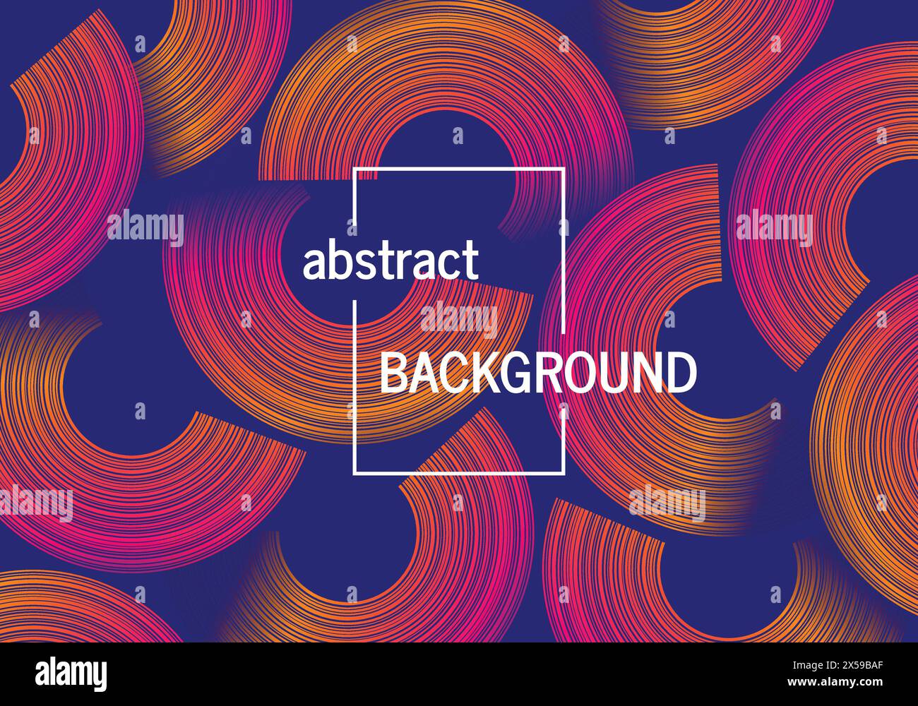 Trendy geometric background with abstract circles shapes. Futuristic ...