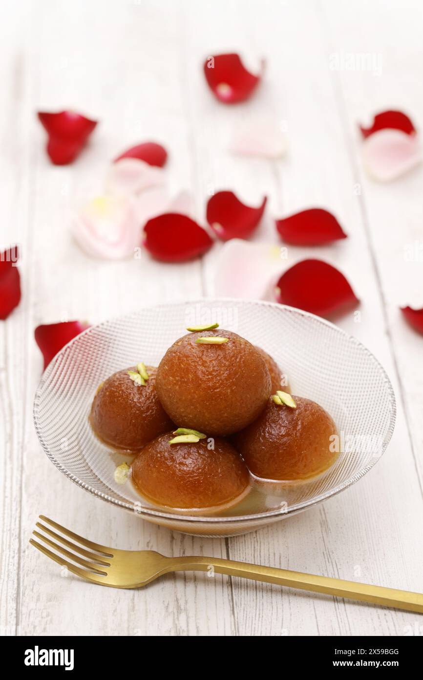 homemade gulab jamun, traditional Indian dessert Stock Photo - Alamy