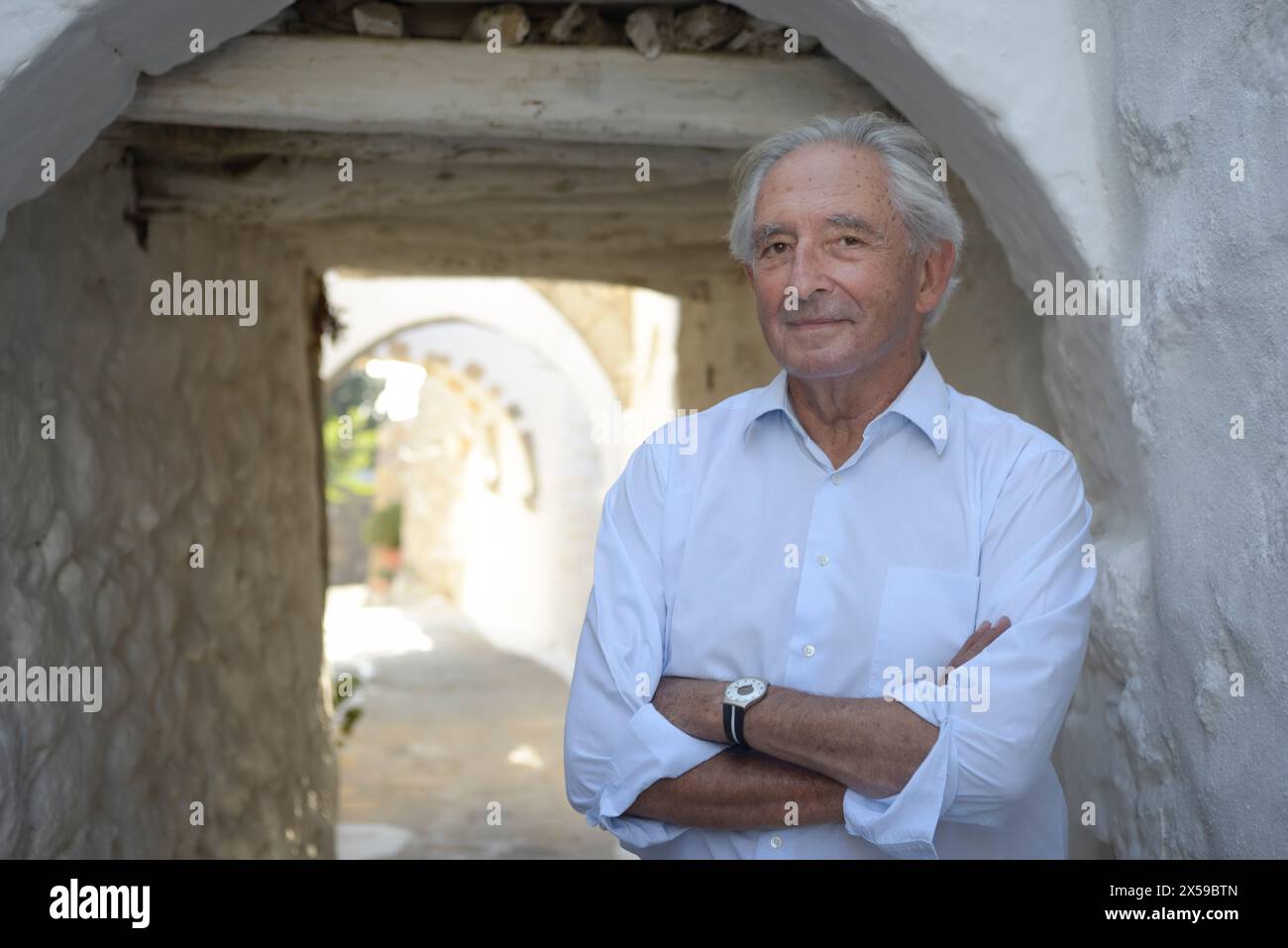 Prince Michael of Greece and Denmark in Patmos island, Greece. Credit ...