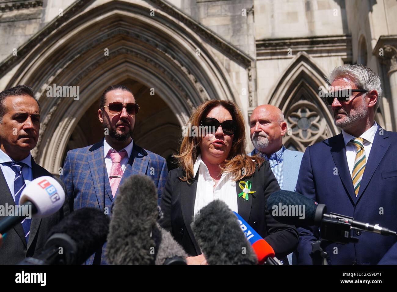 (left-right) Dr Sanjoy Kumar, father of Grace O'Malley-Kumar, James ...