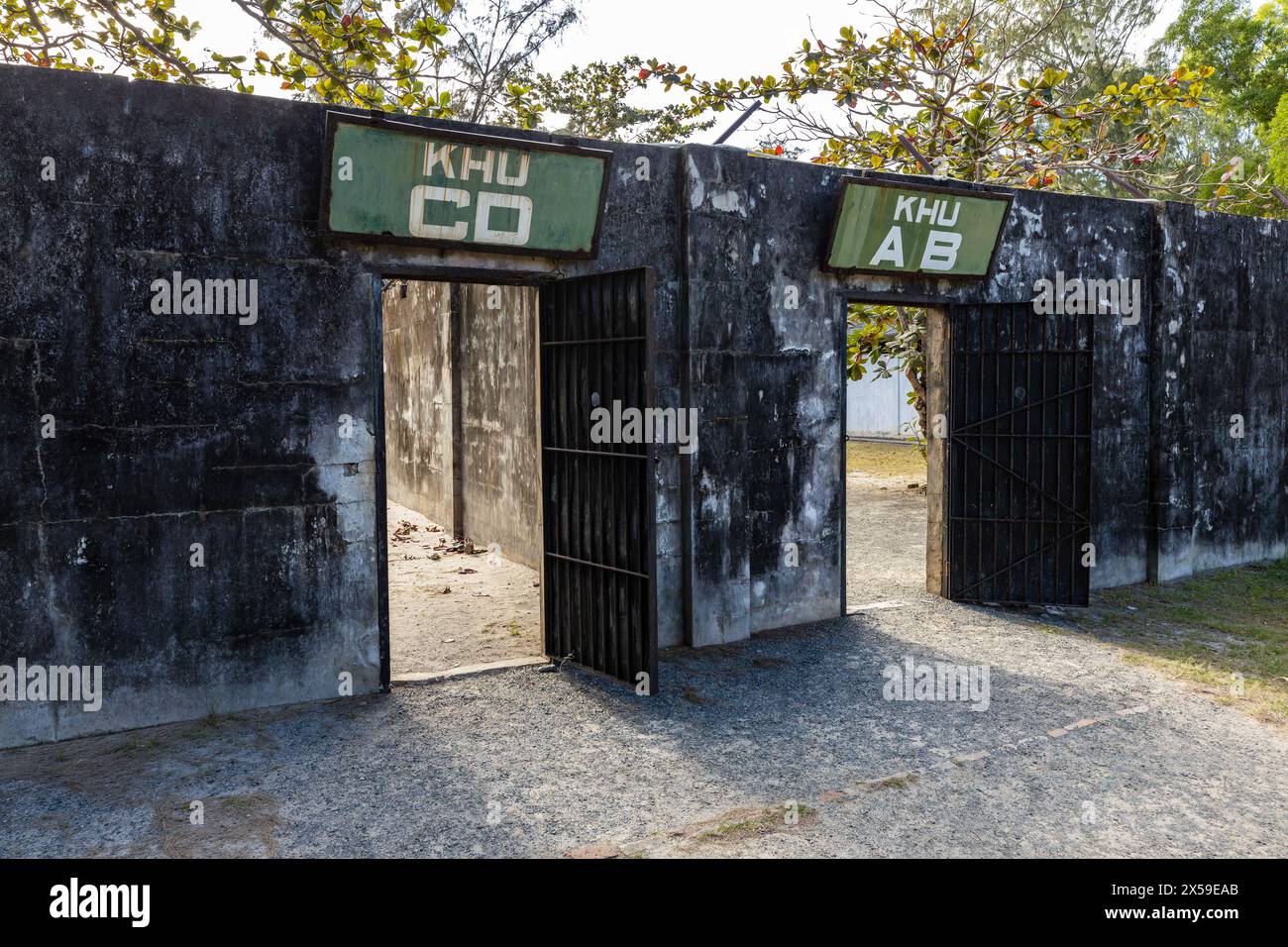 The Prison of Con Dao Island in Vietnam Stock Photo - Alamy