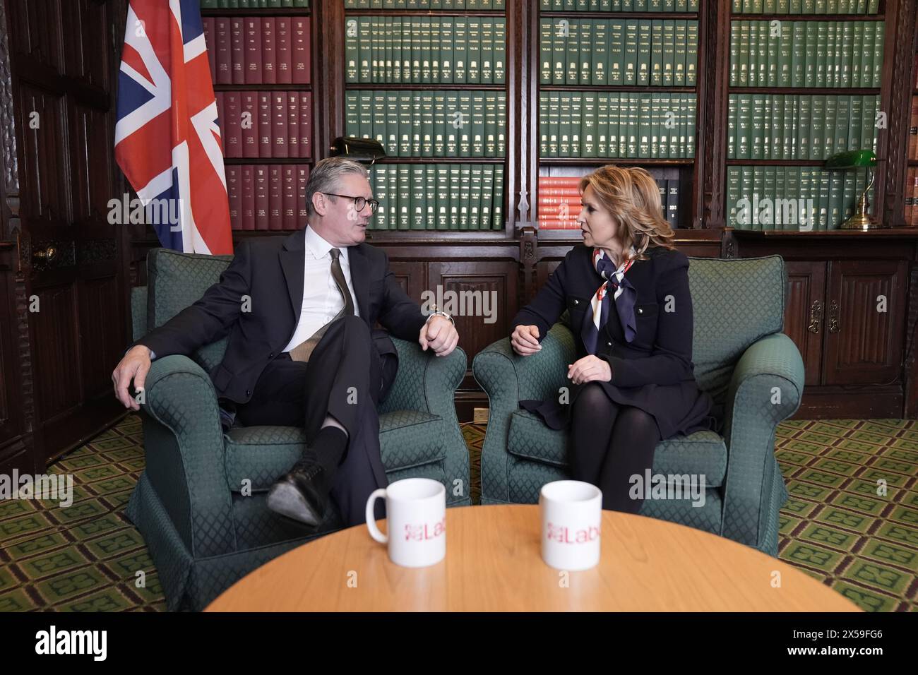 Labour leader Sir Keir Starmer with former Conservative MP Natalie ...