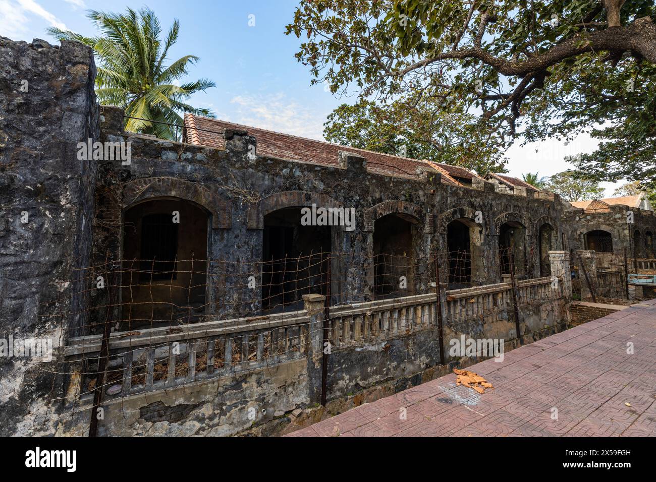 The Prison of Con Dao Island in Vietnam Stock Photo - Alamy
