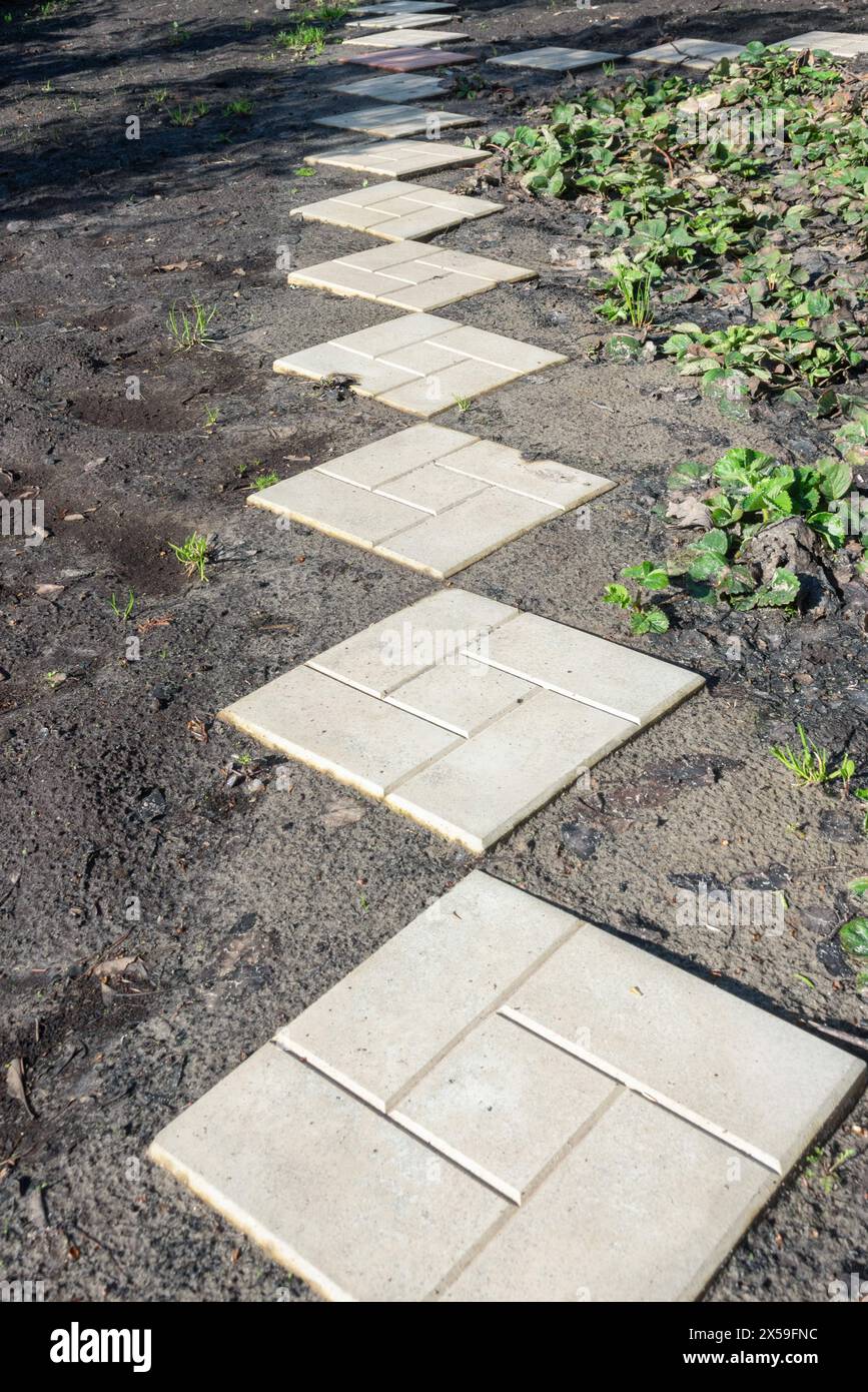 Paving path in sunshine hi-res stock photography and images - Alamy