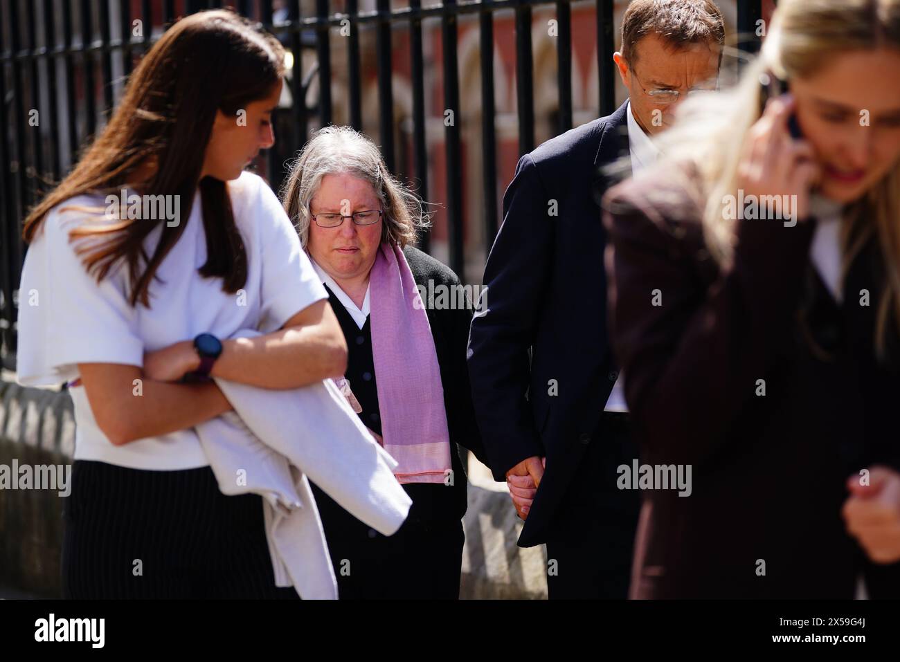 Auriol Grey, who shouted and waved at a cyclist causing her to fall ...