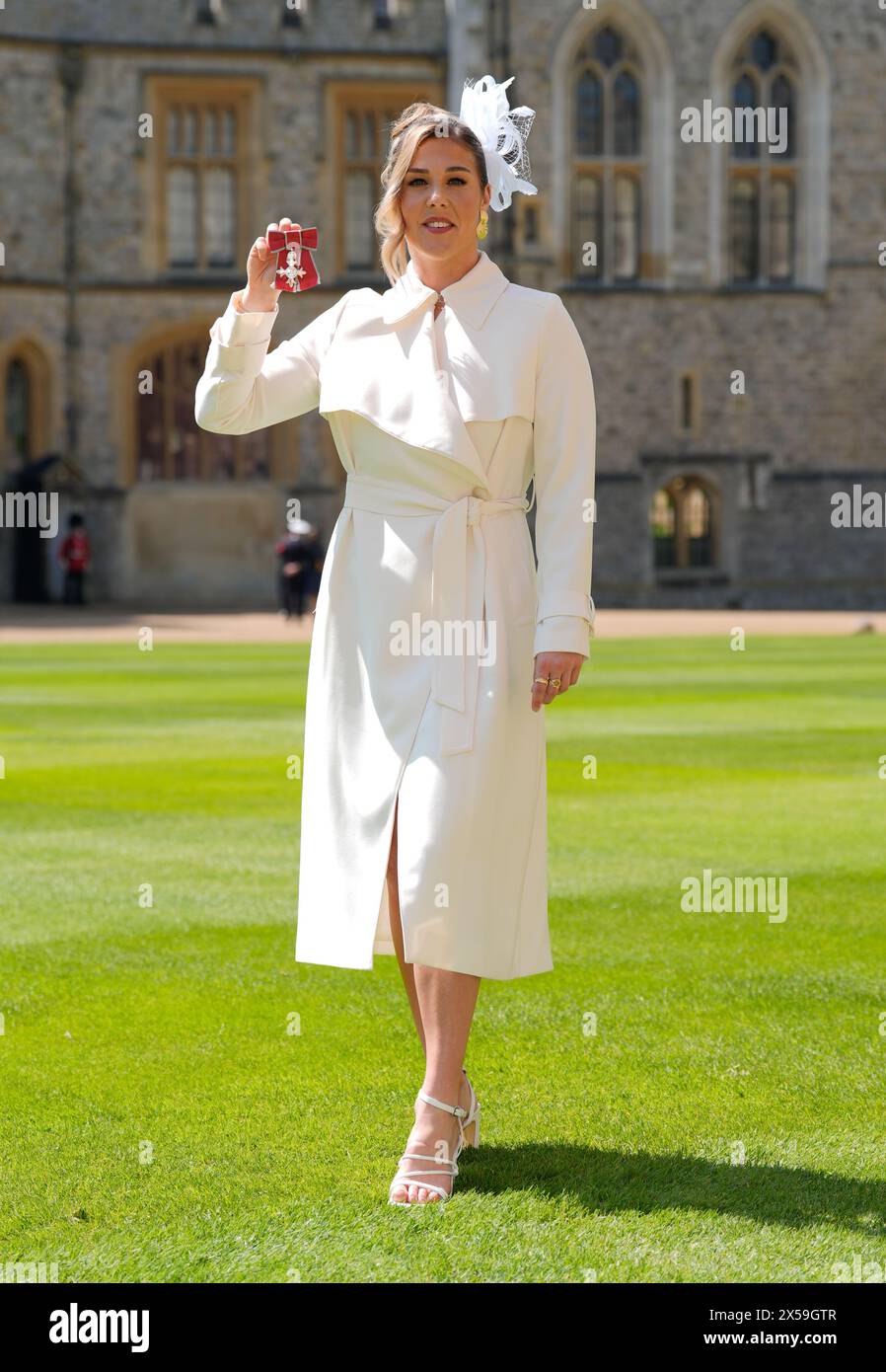 Mary Earps after being made a Member of the Order of the British Empire ...