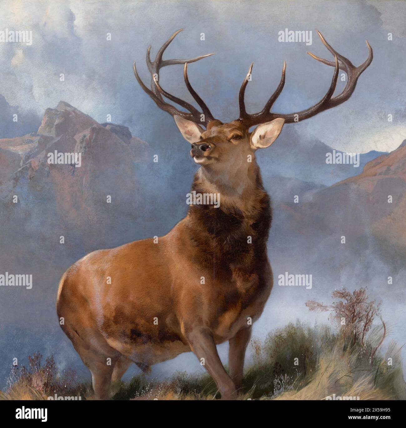 Monarch of the Glen, Edwin Landseer, 1851 Stock Photo - Alamy