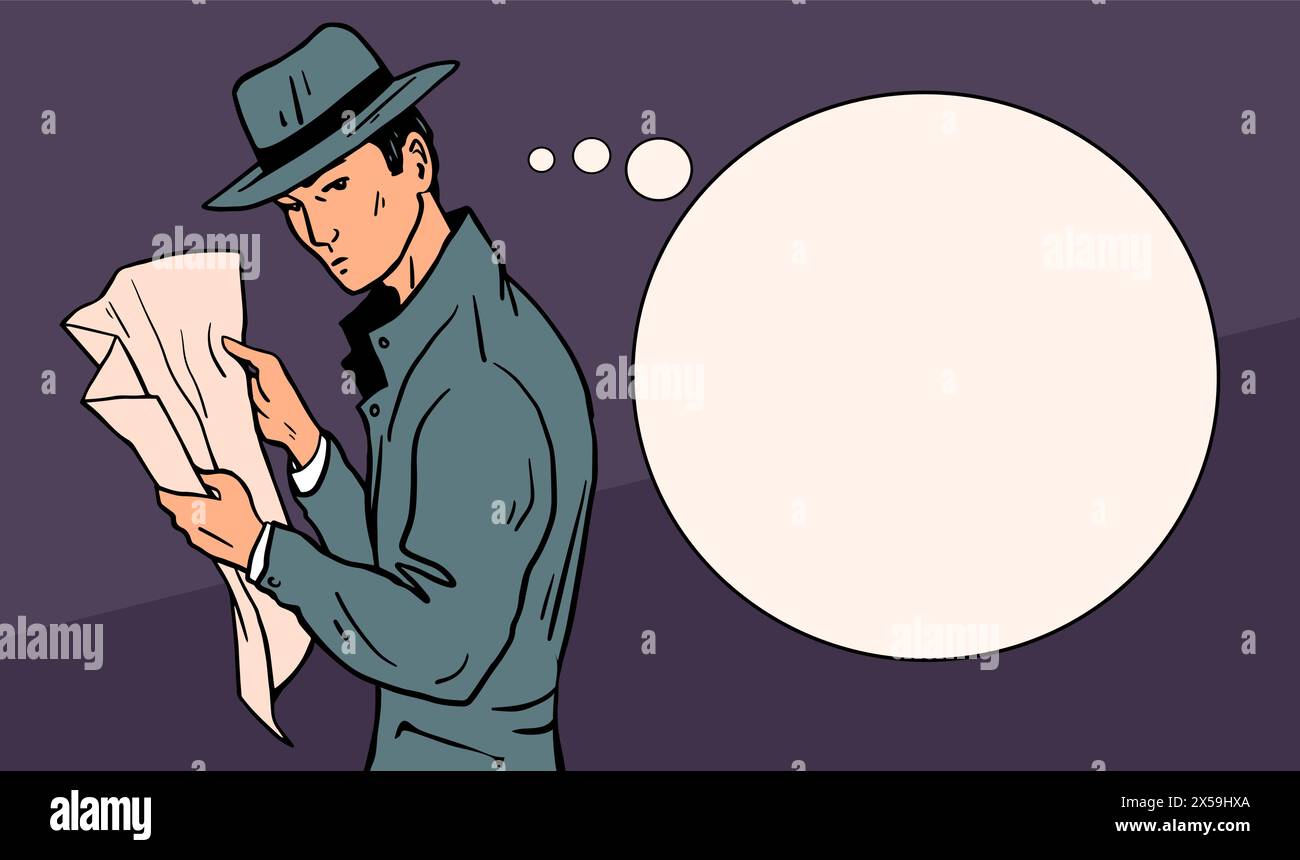 Man face check portrait Stock Vector Images - Alamy