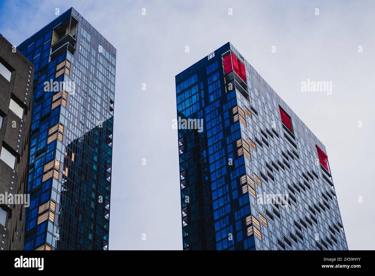Buildings downtown - skyscrapers and condo towers Stock Photo - Alamy