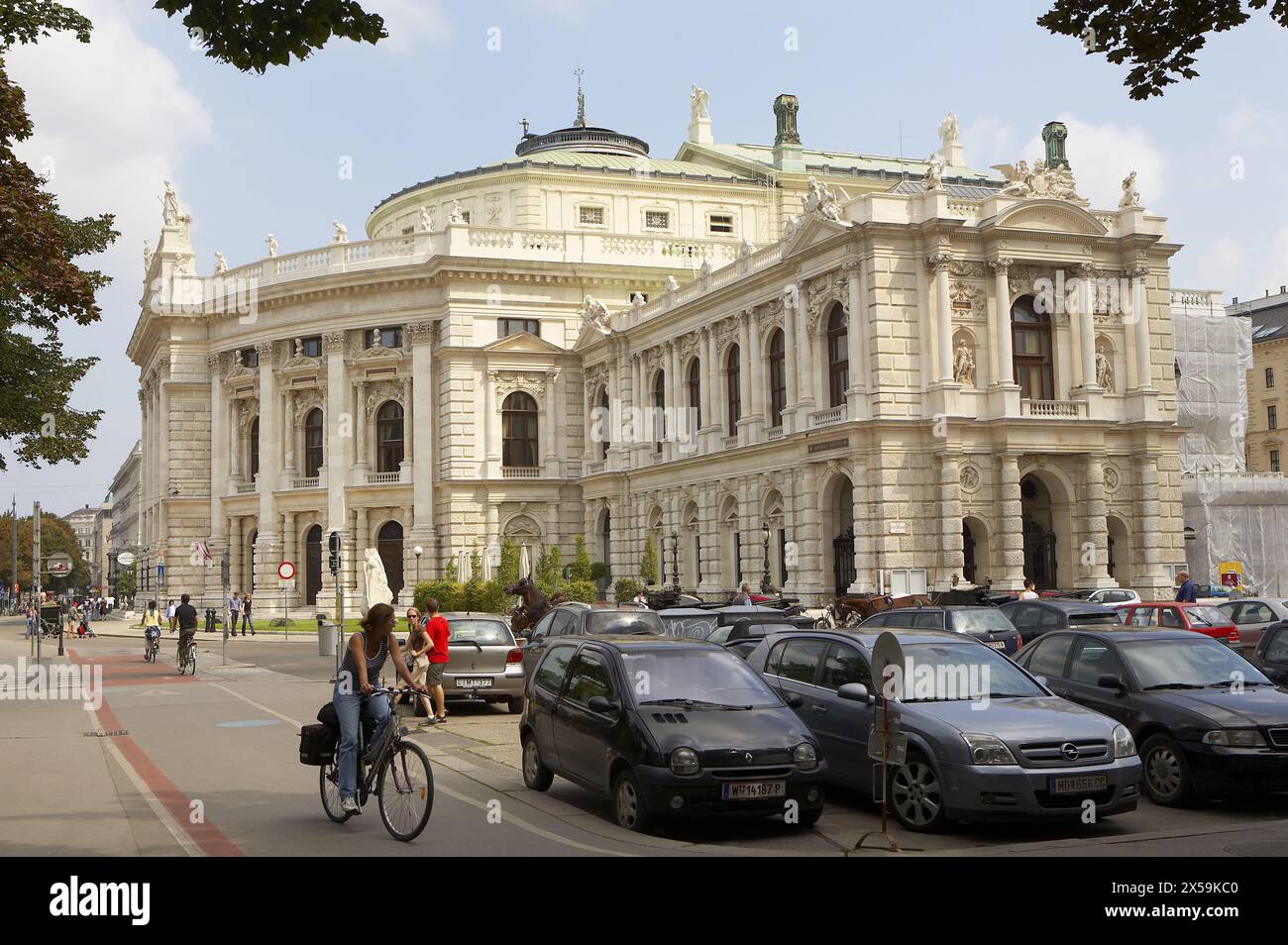 Burgtheater (Castle Theatre or Imperial Court Theatre), Vienna. Austria ...