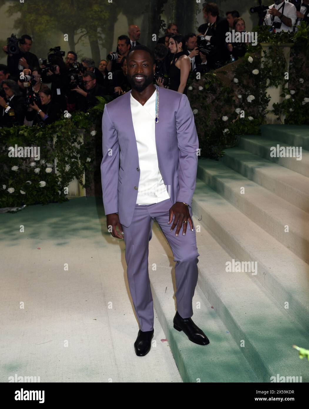 May 6, 2024, New York, New York, USA: Dwayne Wade attends the 2024 Met ...